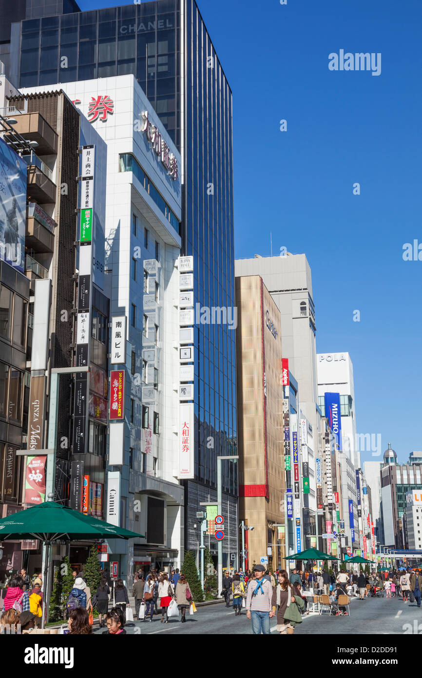 Japan, Honshu, Kanto, Tokyo, Ginza Stock Photo - Alamy