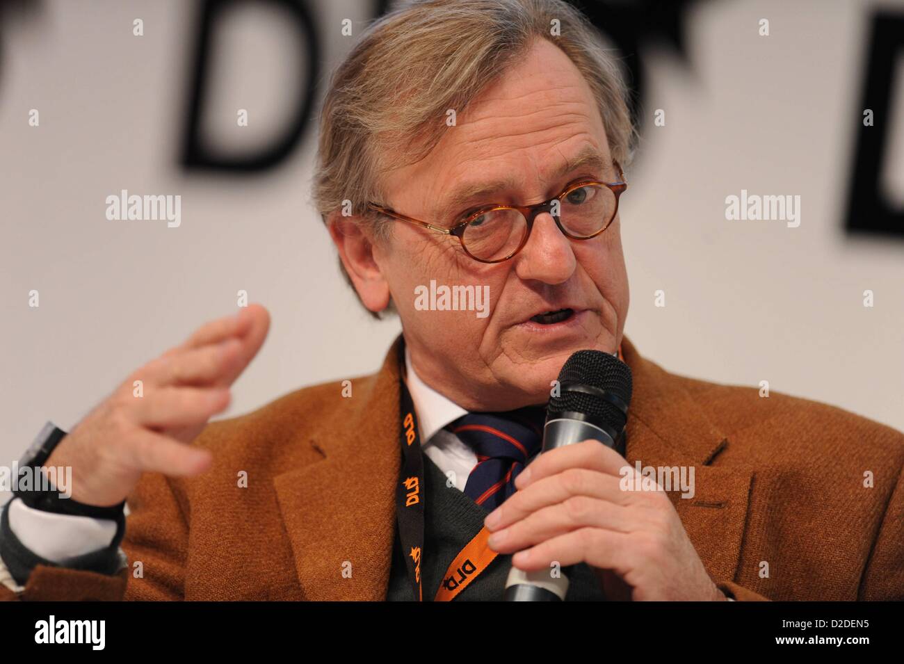MUNICH/GERMANY - JANUARY 21: Till Roenneberg (LMU) gestures on the ...