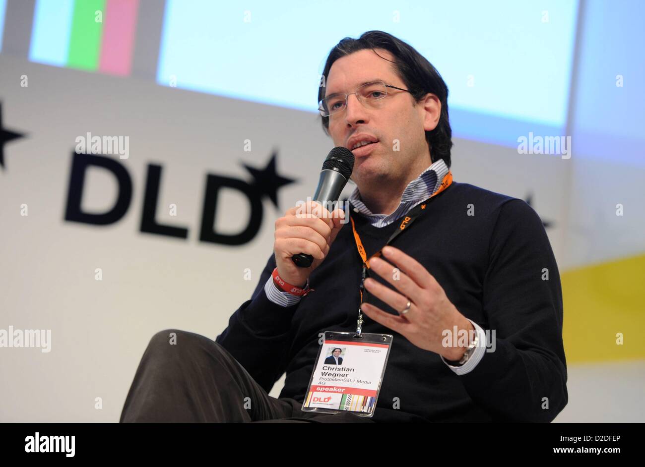 MUNICH/GERMANY - JANUARY 21: Christian Wegner (ProSiebenSat.1 Media AG ...