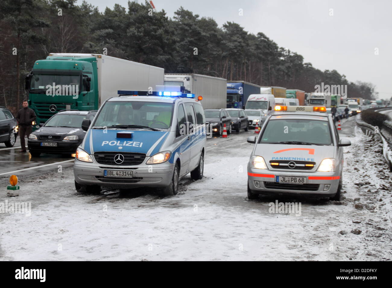 Car accident on highway autobahn hi-res stock photography and images ...