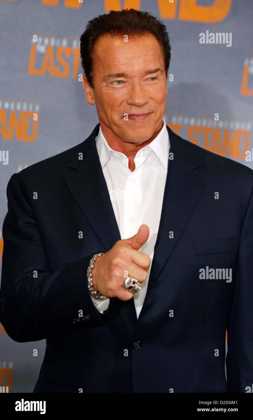Jan. 21, 2013 - Cologne, Ca, Germany - ARNOLD SCHWARZENEGGER.The Last ...
