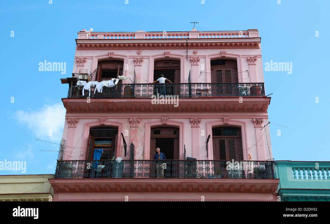Cuban buildings in Havana Cuba Stock Photo - Alamy