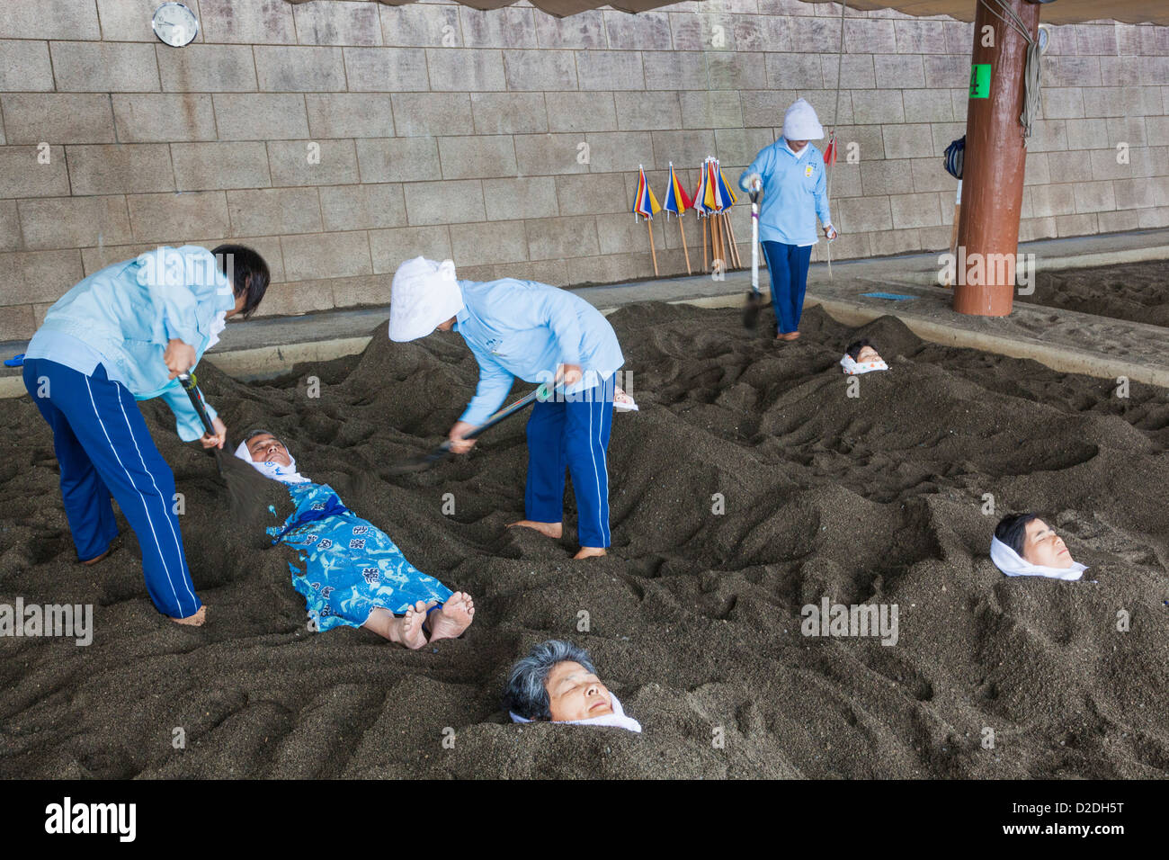 Ibusuki sand baths hi-res stock photography and images - Alamy