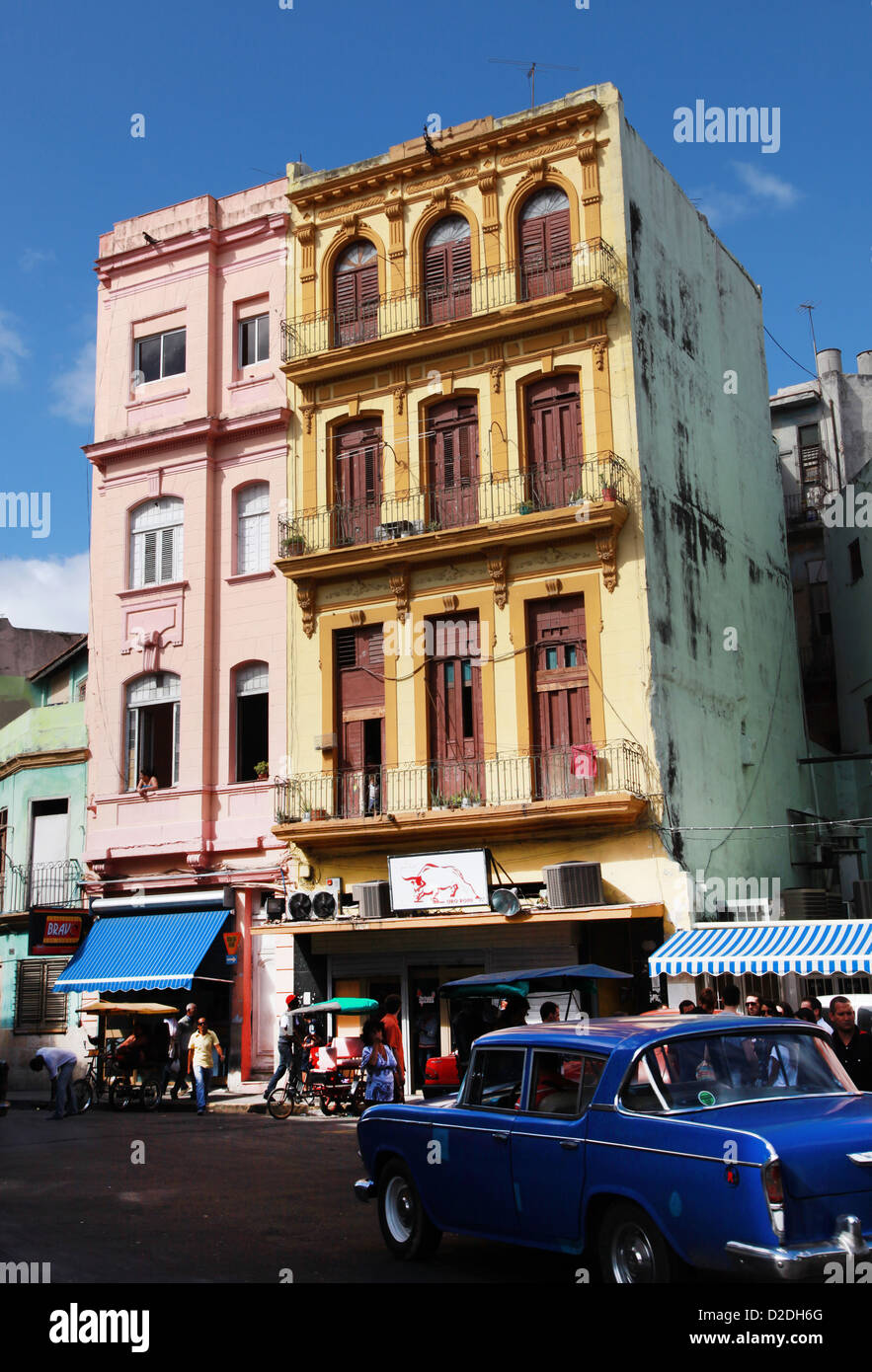 Cuban buildings in Havana Cuba Stock Photo - Alamy