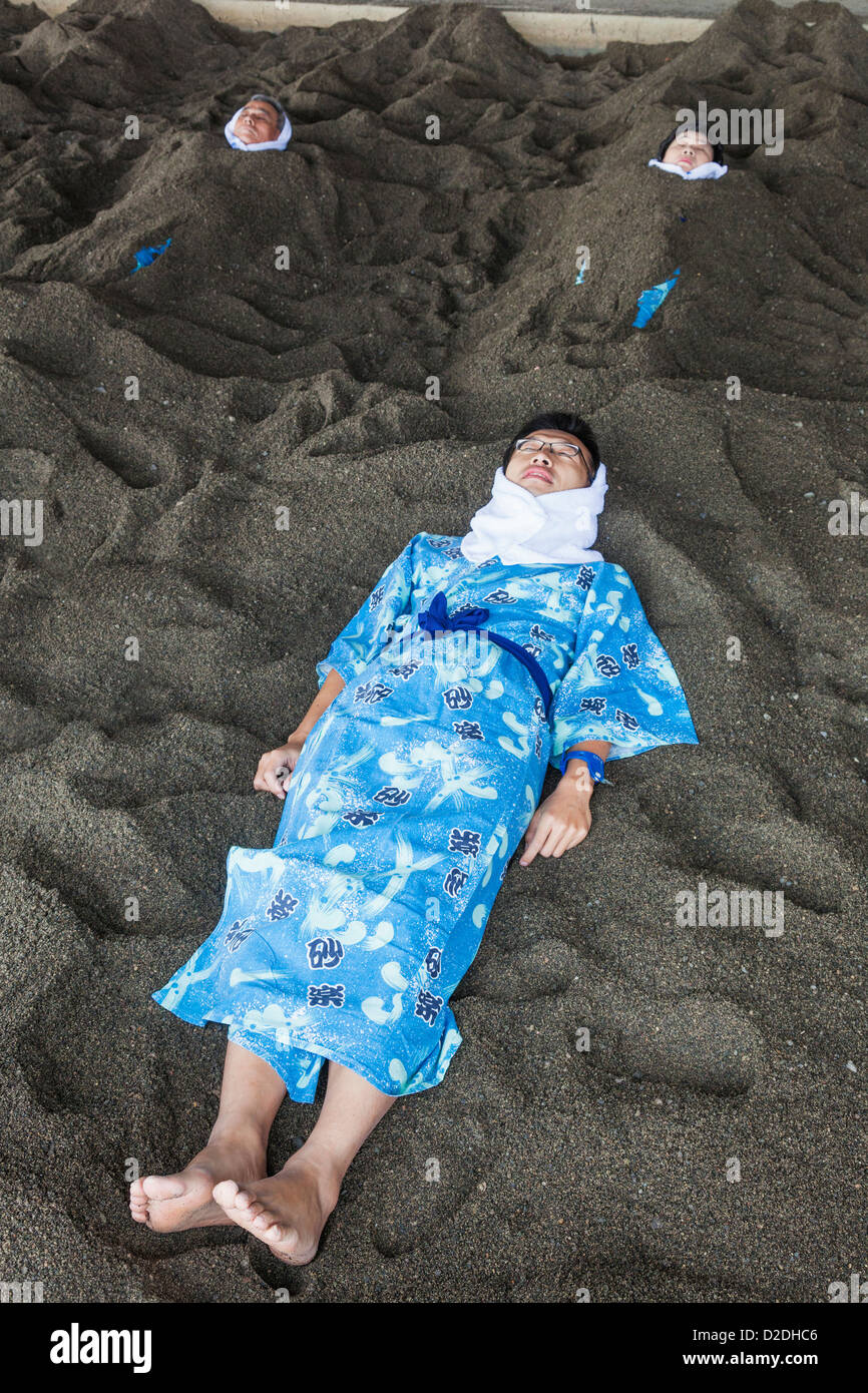 Japan, Kyushu, Kagoshima, Ibusuki, Thermal Sand Baths Stock Photo - Alamy
