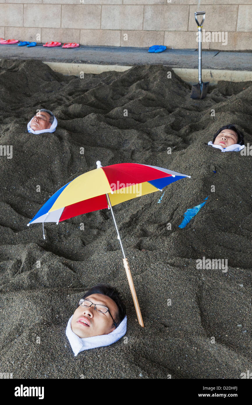 Japan, Kyushu, Kagoshima, Ibusuki, Thermal Sand Baths Stock Photo - Alamy