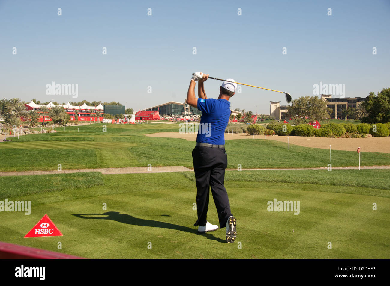 golf european tour hsbc tournament abu dhabi 2013 Stock Photo - Alamy