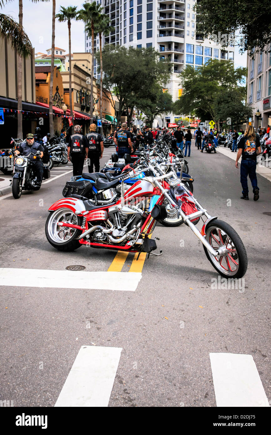 Thunder in the Bay motorcycle event in Sarasota Florida Stock Photo - Alamy