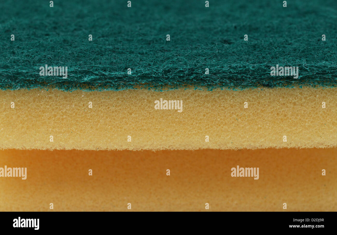 Kitchen sponge scourer Stock Photo - Alamy
