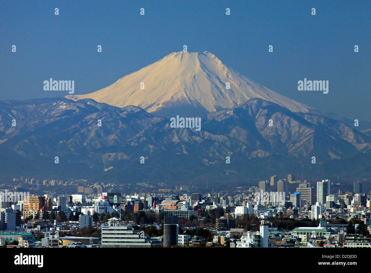 Mount Fuji view from Tokyo Japan Stock Photo - Alamy