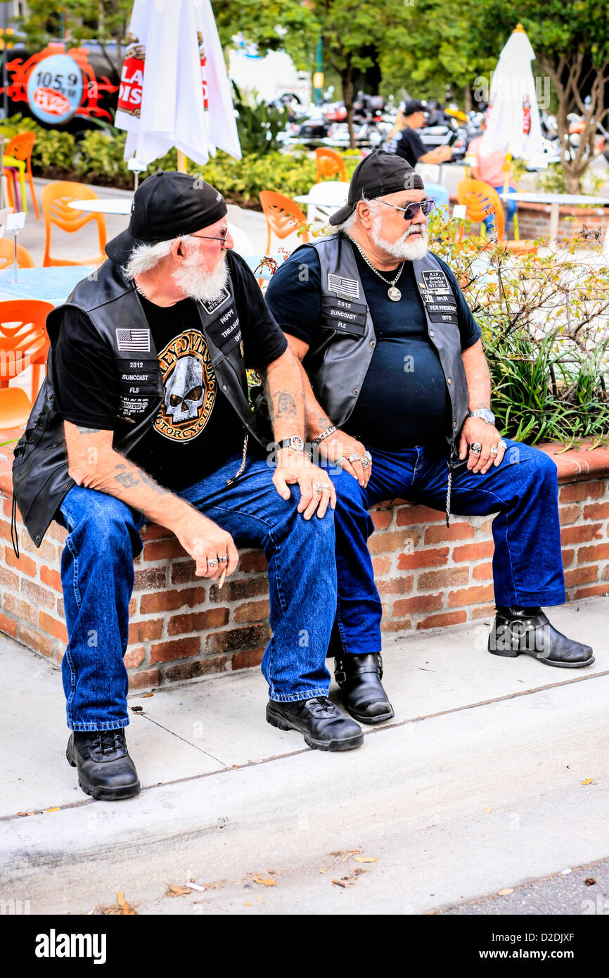 Bike gang members thunder bay hi-res stock photography and images - Alamy