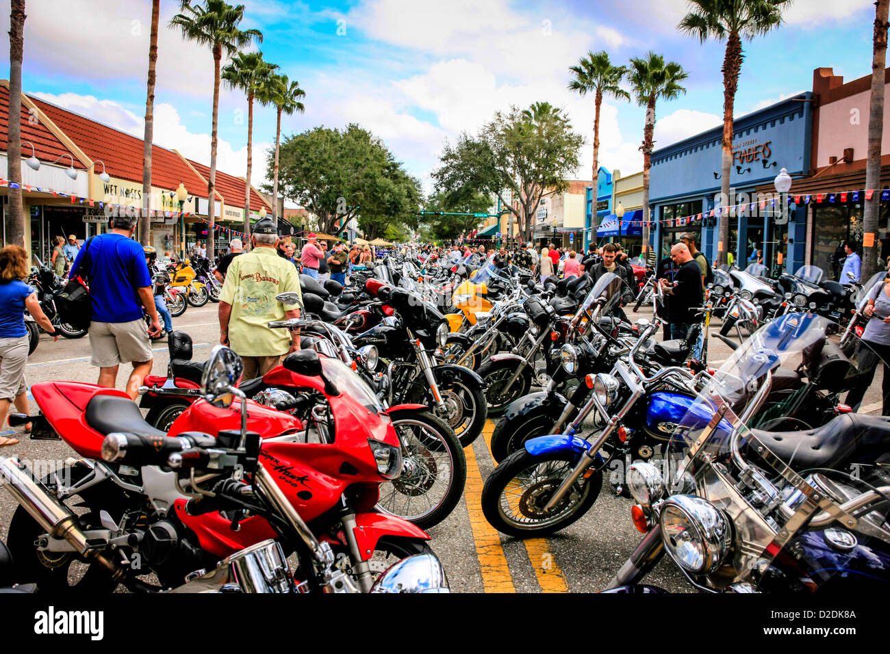 Thunder in the Bay motorcycle event in Sarasota Florida Stock Photo - Alamy