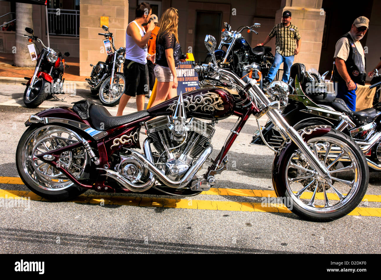 Thunder in the Bay motorcycle event in Sarasota Florida Stock Photo - Alamy