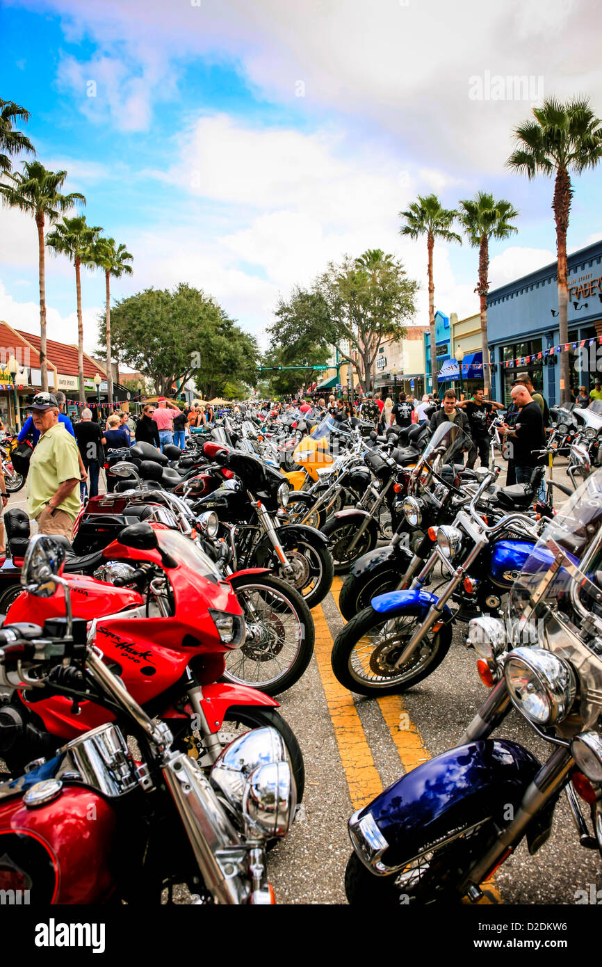 Thunder in the Bay motorcycle event in Sarasota Florida Stock Photo - Alamy
