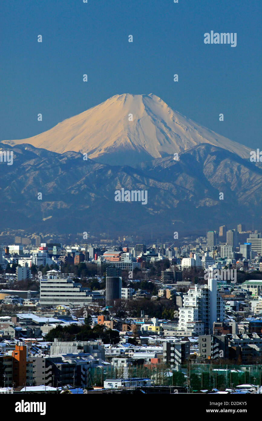Mount Fuji view from Tokyo Japan Stock Photo - Alamy