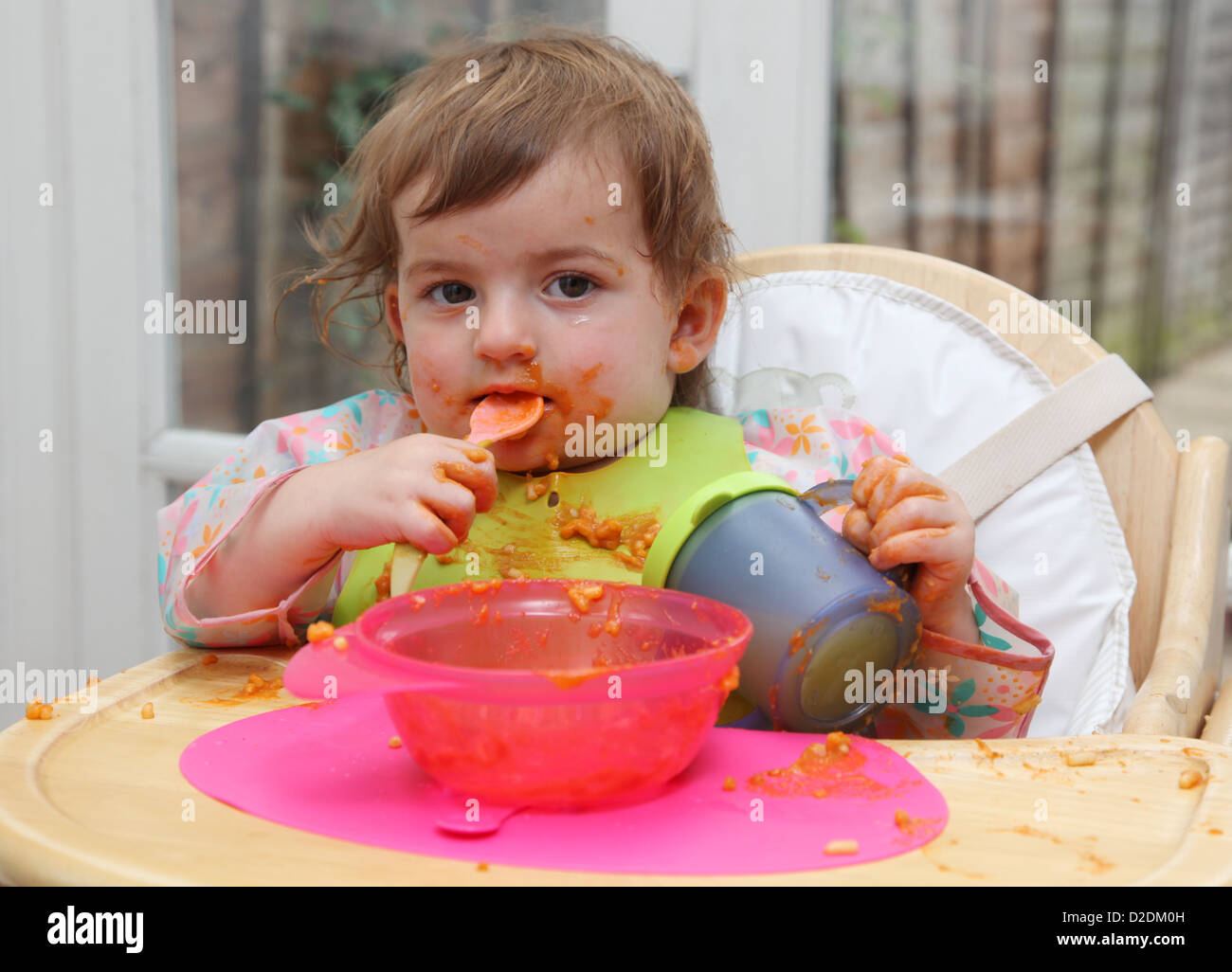 A messy lunchtime Stock Photo - Alamy