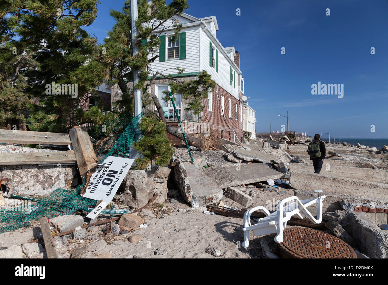 Superstorm sandy damage hi-res stock photography and images - Alamy