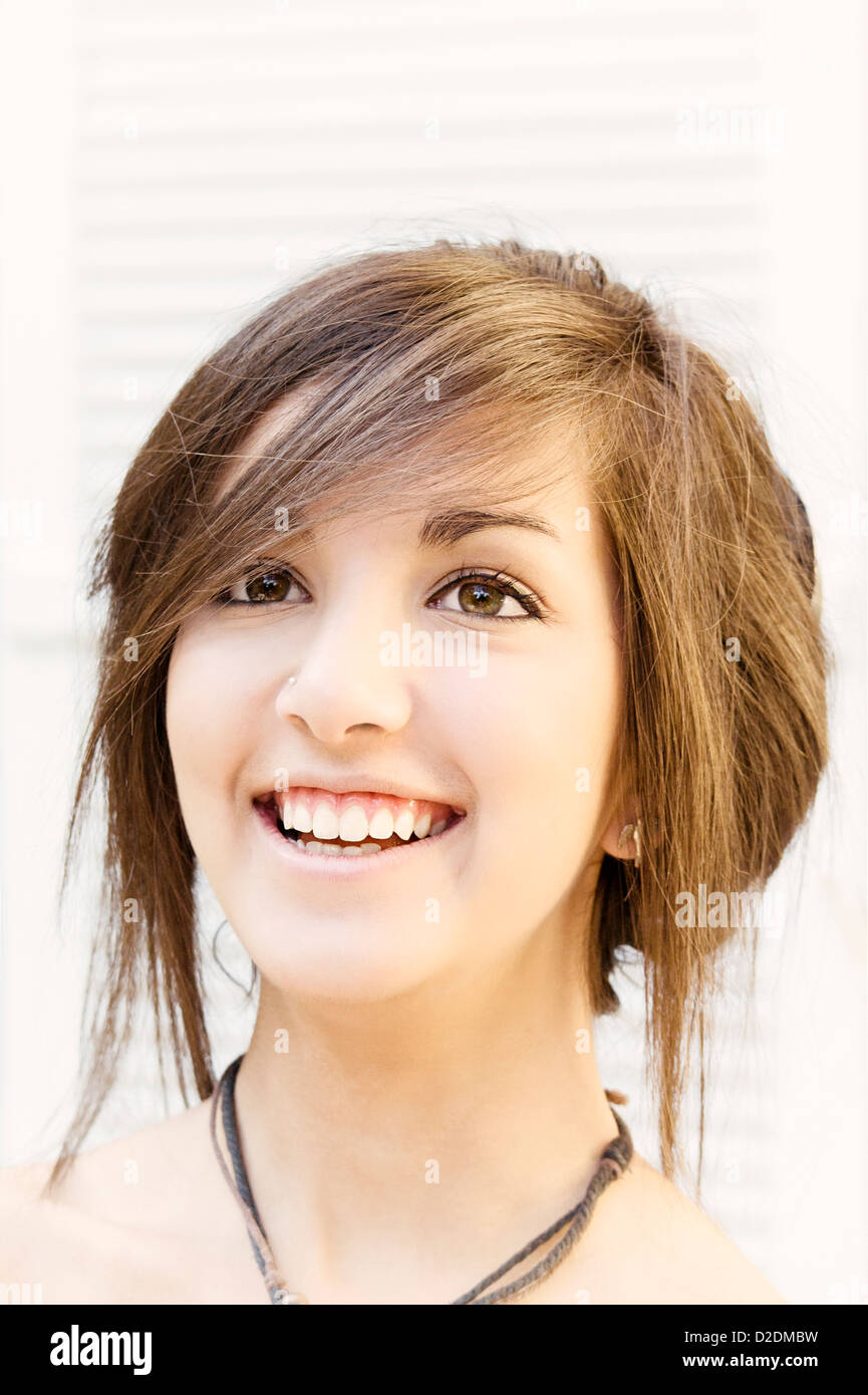 Smiling Young British Indian Woman High Resolution Stock Photography ...