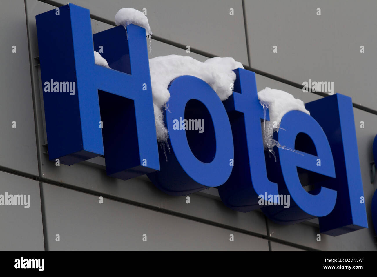 21st January 2013. Heathrow London, UK. A Severe weather warning has ...