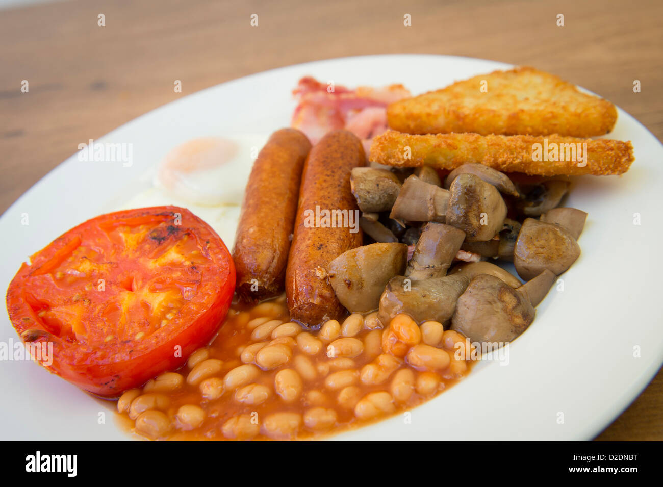 Full English cooked breakfast Stock Photo - Alamy