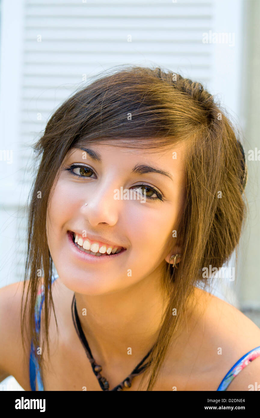 Smiling Young British Indian Woman High Resolution Stock Photography ...