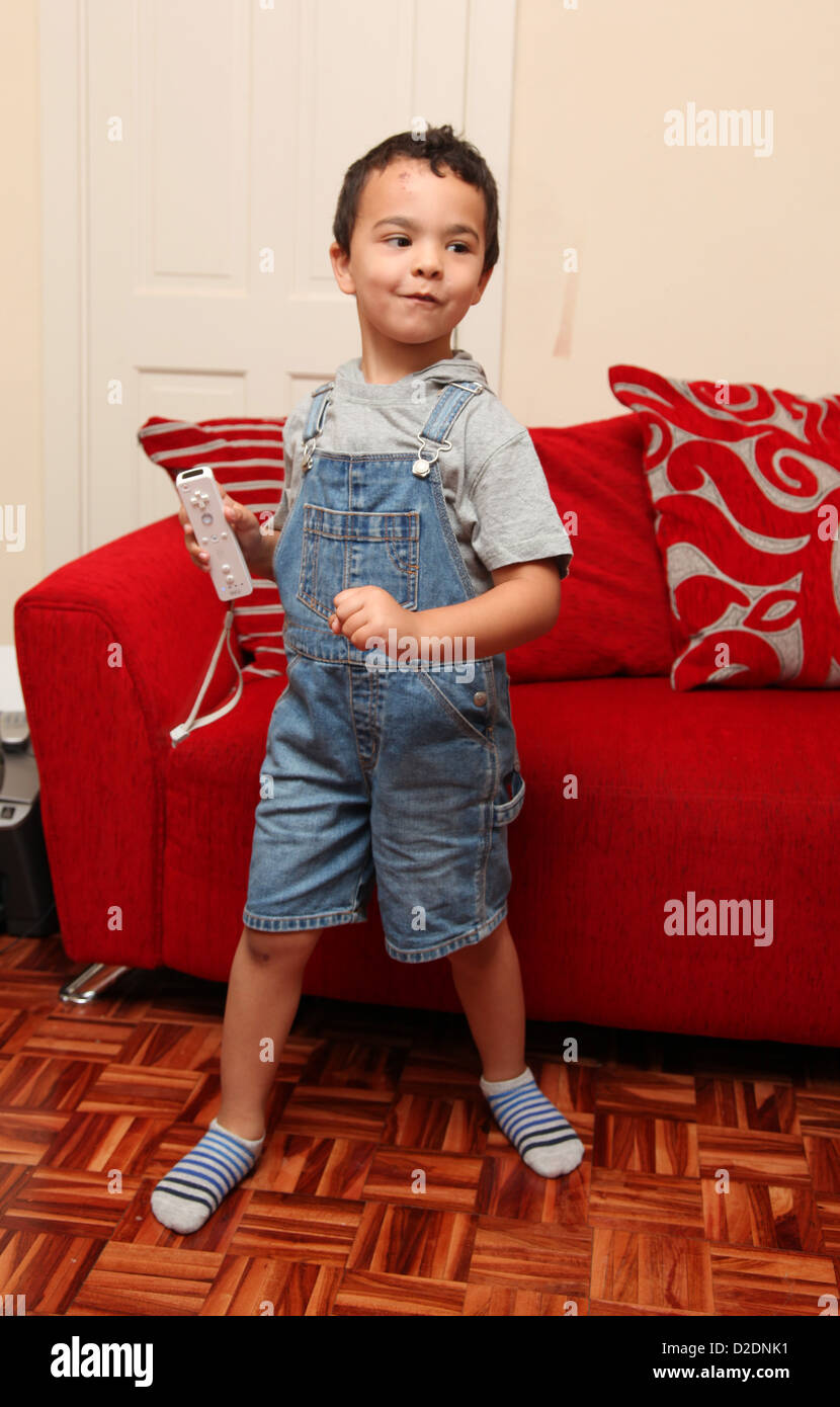 Child playing computer games Stock Photo - Alamy