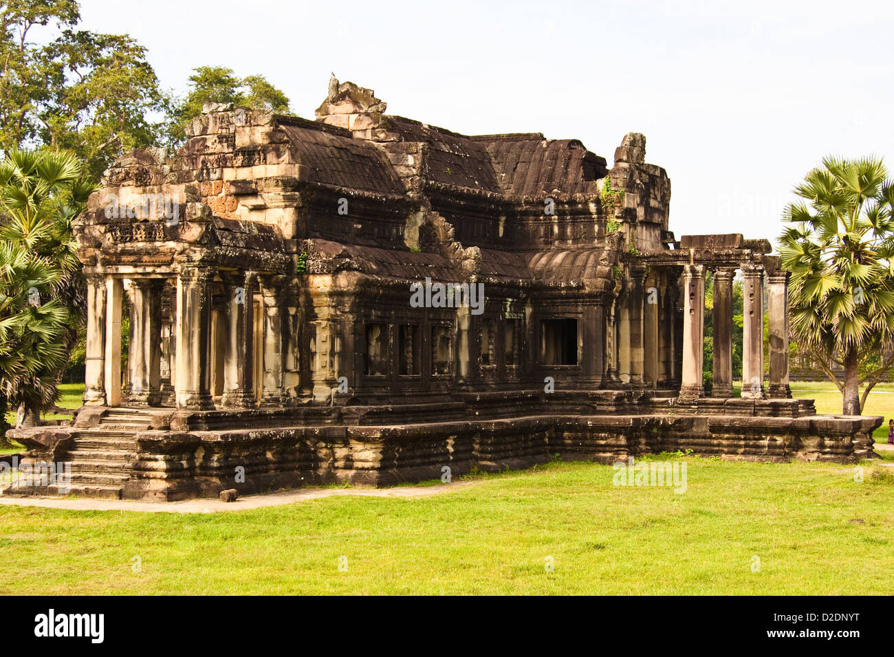 Angkor wat library hi-res stock photography and images - Alamy