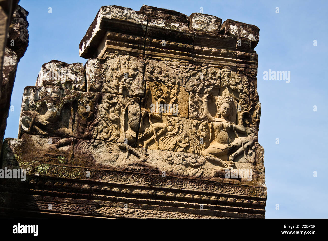 Angkorian carvings hi-res stock photography and images - Alamy
