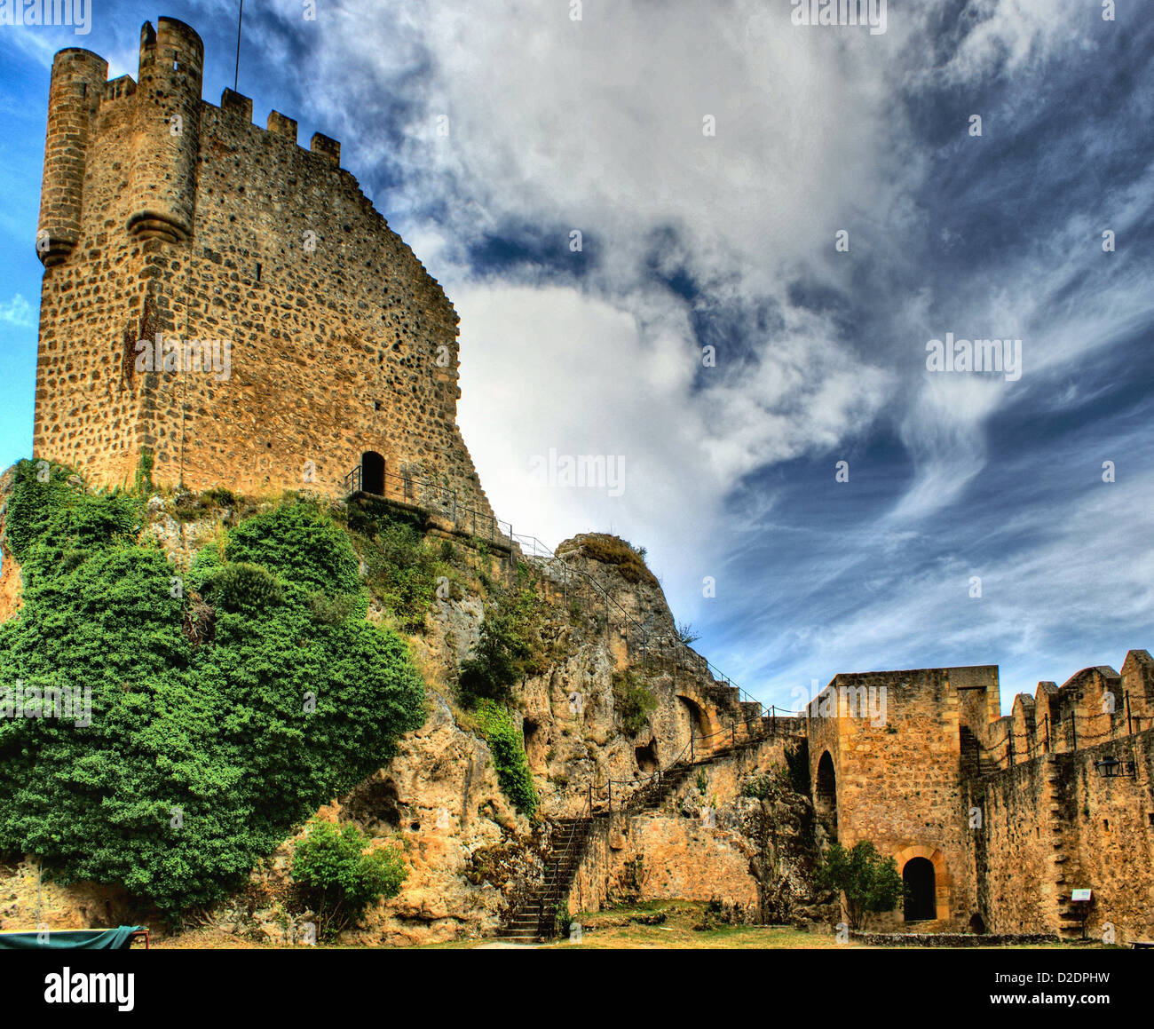 Castle of the city of Frias in Spain Stock Photo - Alamy