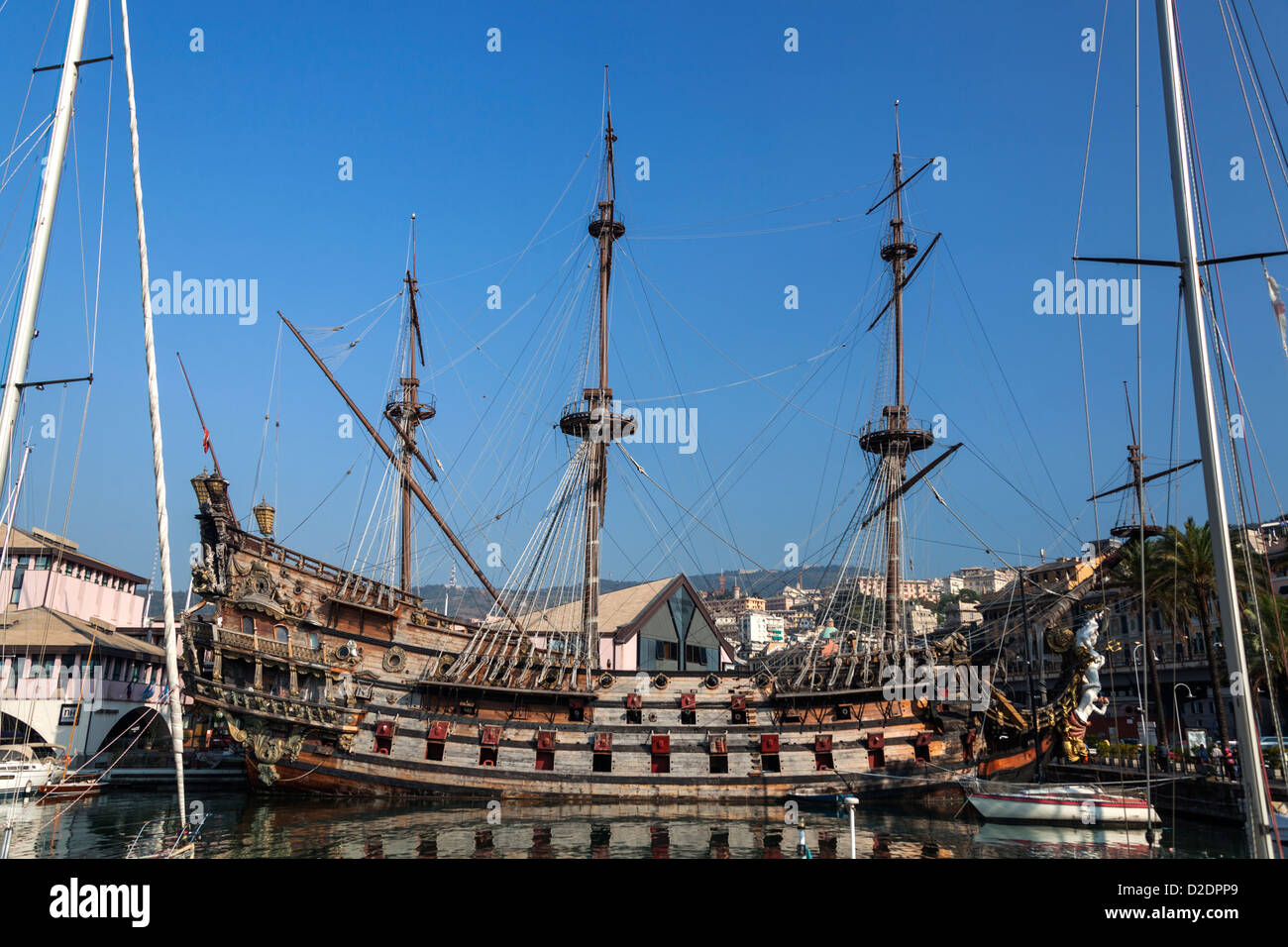 Genua - Galeone Neptun, a Pirate ship from Hollywood picture Pirates ...