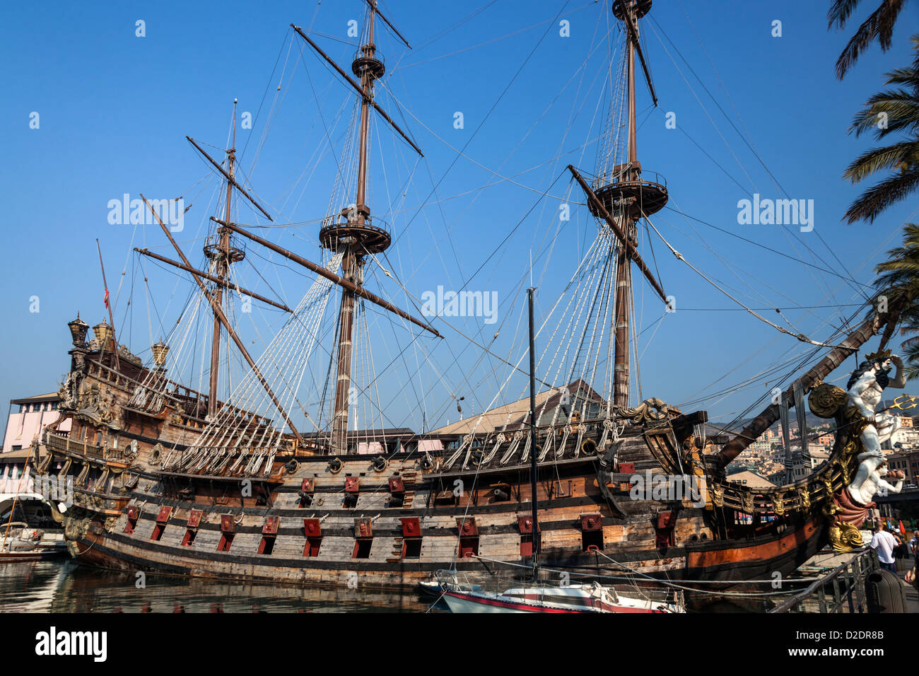 Genua - Galeone Neptun, a Pirate ship from Hollywood picture Pirates ...
