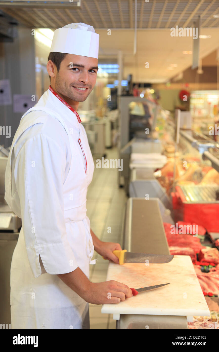 Butcher france hi-res stock photography and images - Alamy