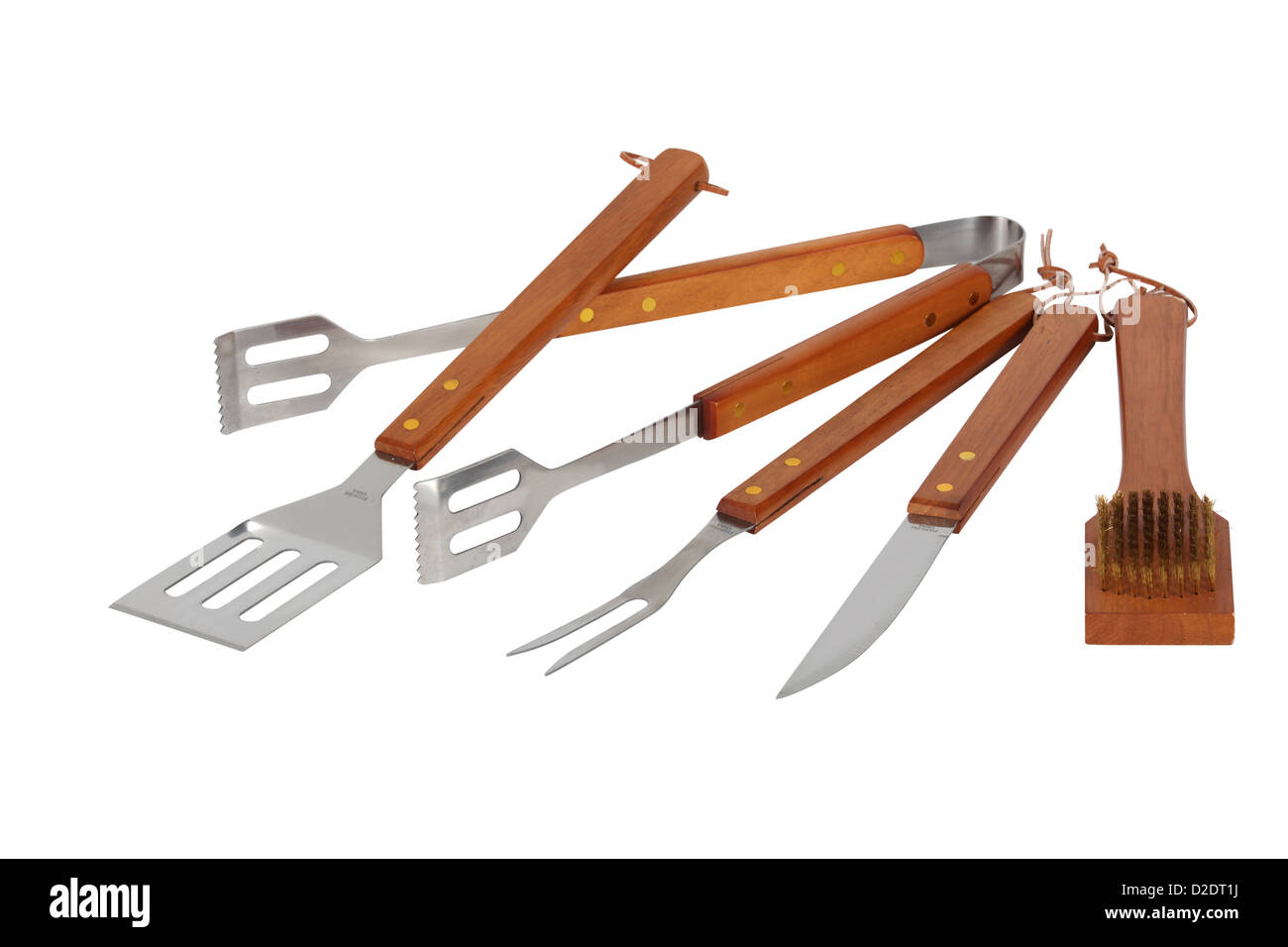 Matching barbecue utensils Stock Photo - Alamy