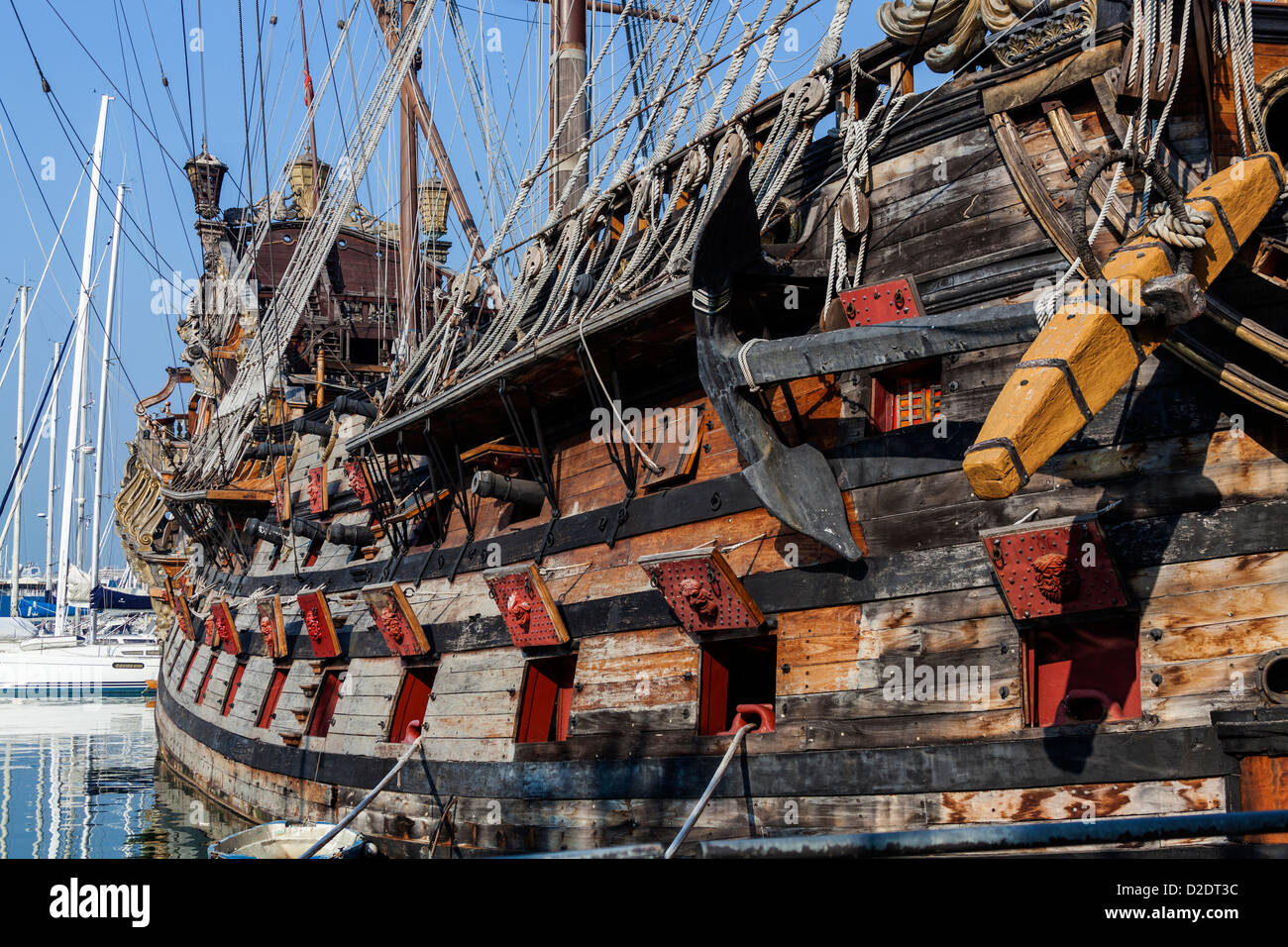 Genua - Galeone Neptun, a Pirate ship from Hollywood picture Pirates ...