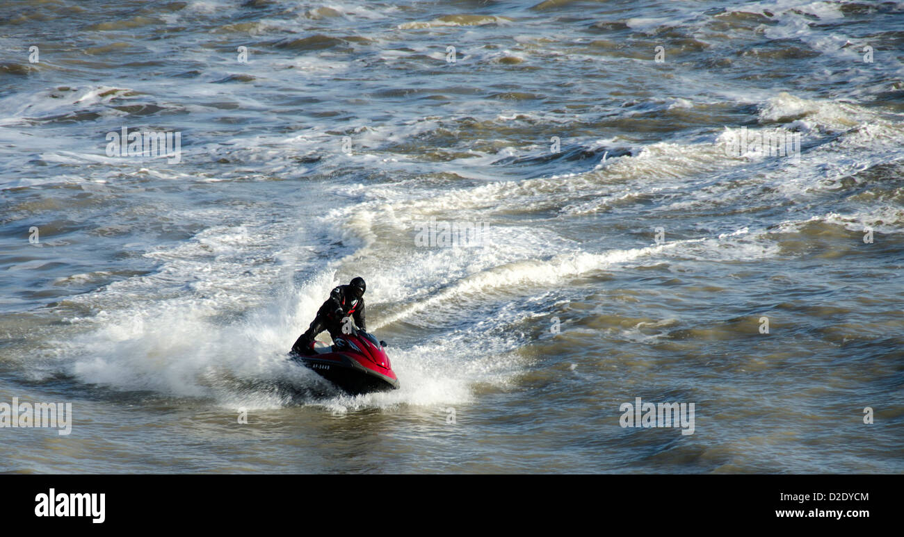 Jet ski water skier hi-res stock photography and images - Alamy