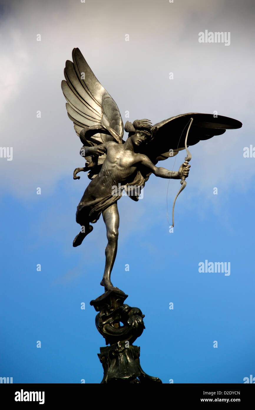 Eros anteros statue piccadilly circus hi-res stock photography and ...