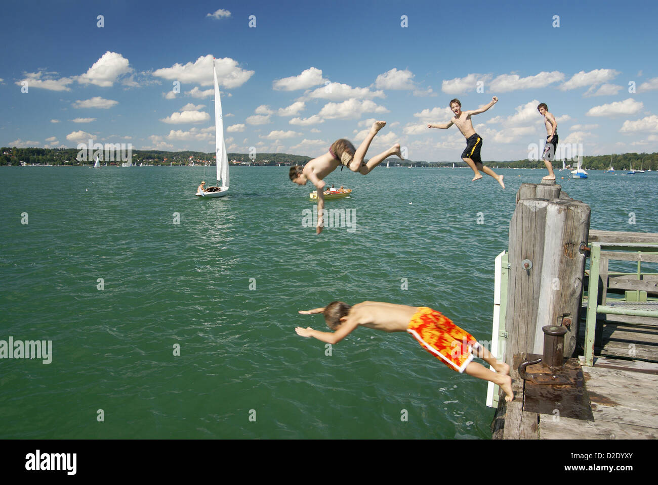 Schloss berg starnberg lake hi-res stock photography and images - Alamy