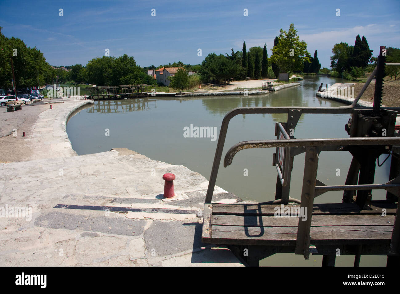 Fonseranes canal locks, Béziers, France. The series of seven locks on ...