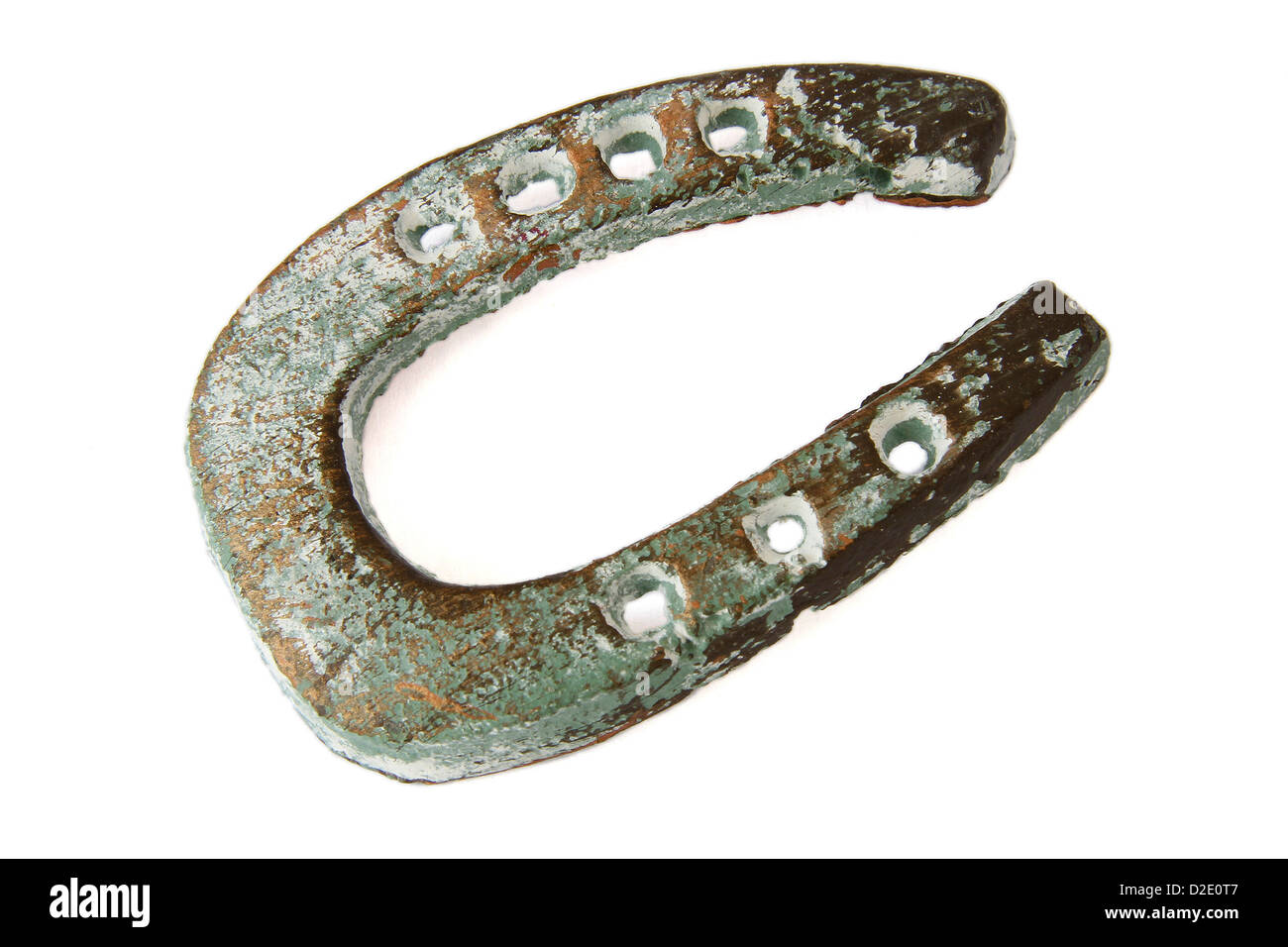 Beautiful horseshoe isolated on white background Stock Photo - Alamy