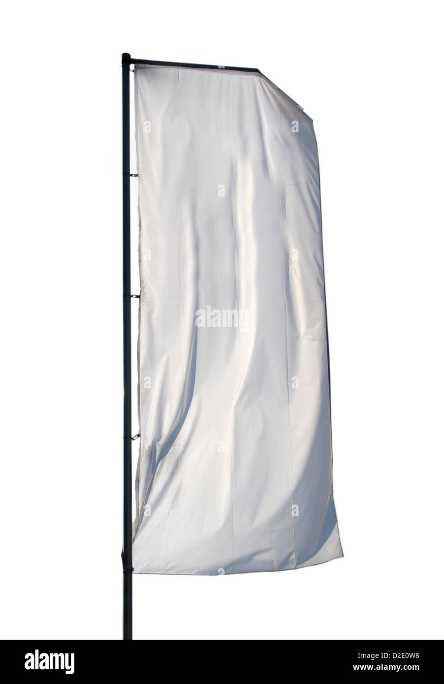 One empty vertical banner. Blank space for write at your own Stock ...