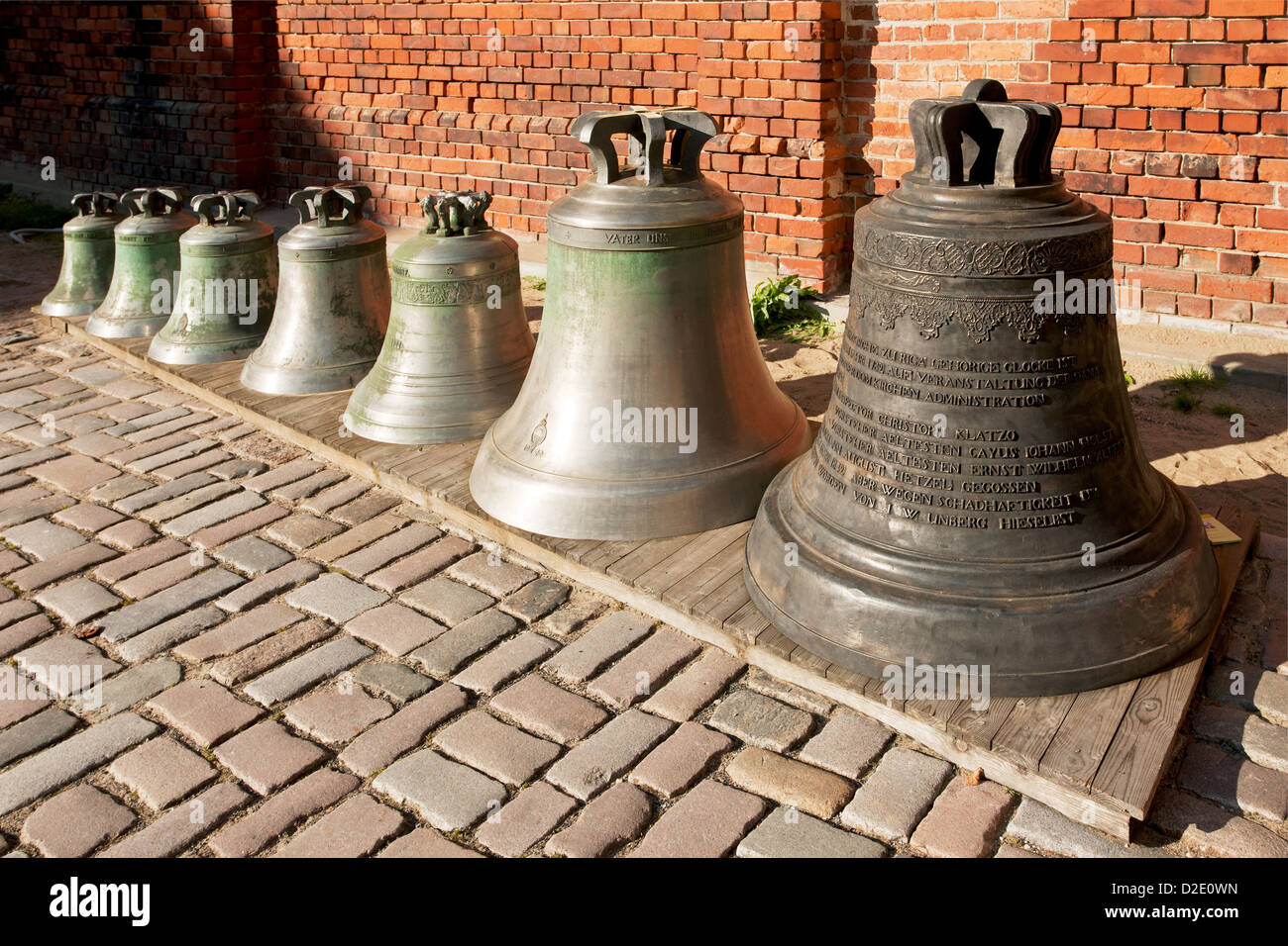 Church bells. Riga Dome Cathedral Stock Photo - Alamy