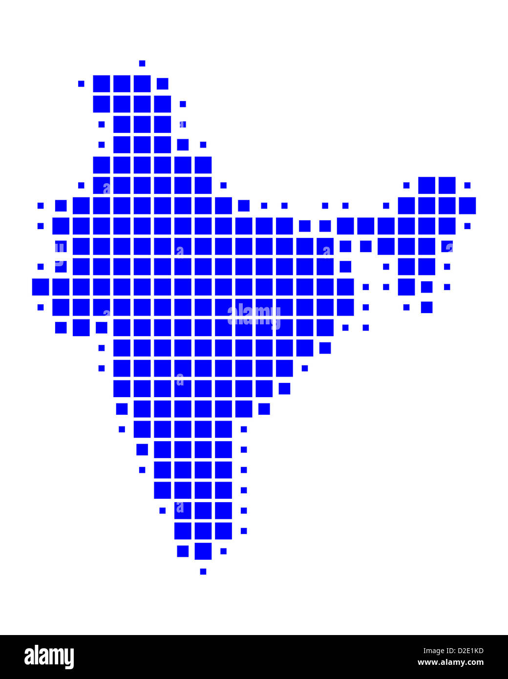 Map of India Stock Photo - Alamy