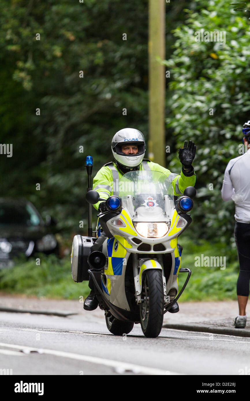 Police motorcycle motorcyclist riding motorbike hi-res stock ...