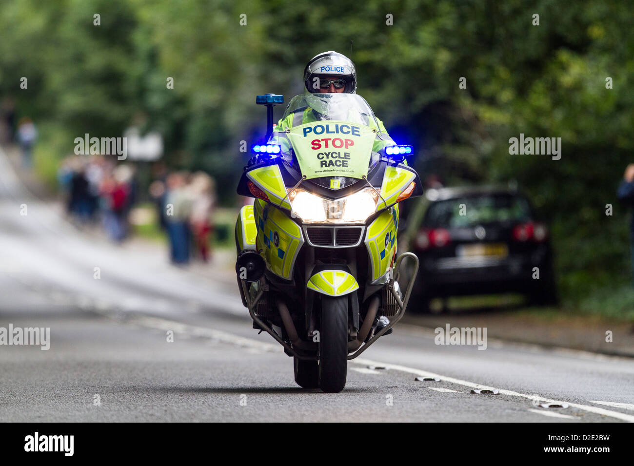 Police motorcycle lights hi-res stock photography and images - Alamy