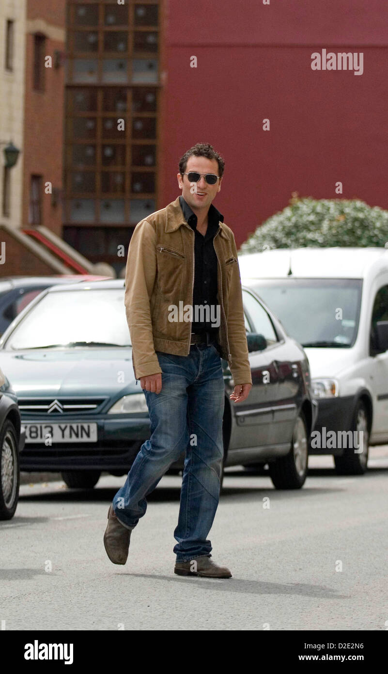 Welsh actor Matthew Rhys at the Dylan Thomas Centre in Swansea Stock ...