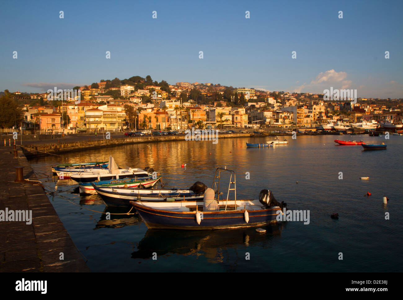 Aci Trezza, the town in the Commune of Aci Castello, Sicily, Italy ...