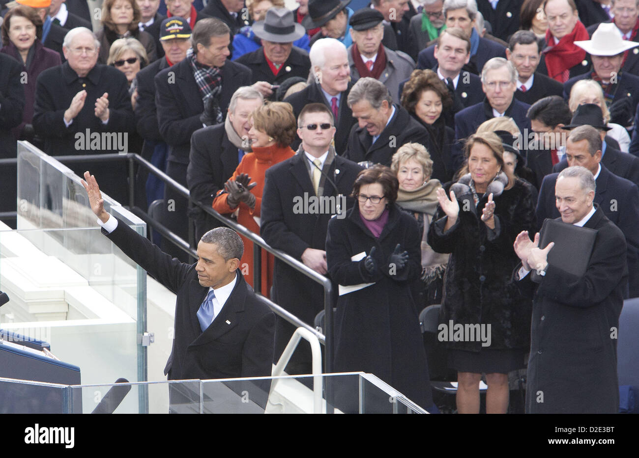 Oath Of Office Obama High Resolution Stock Photography and Images - Alamy