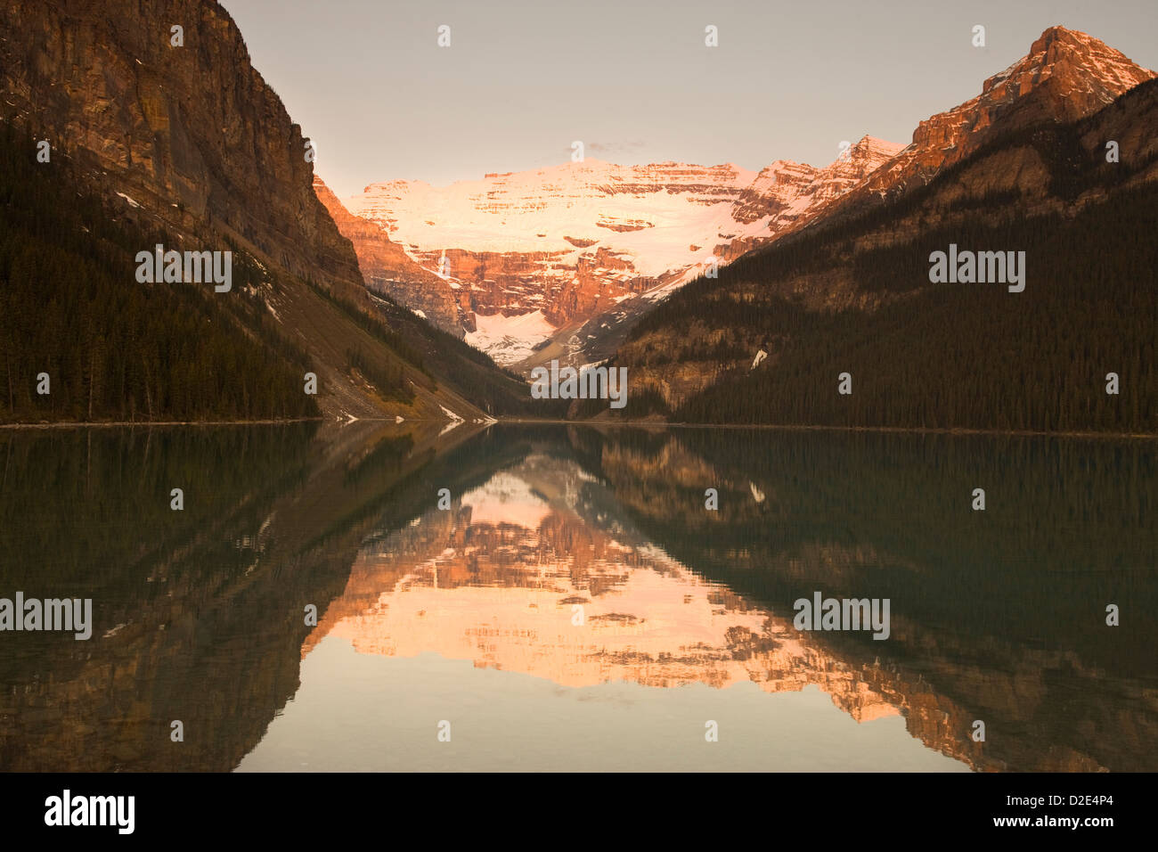 LAKE LOUISE VICTORIA GLACIER MOUNT VICTORIA BANFF NATIONAL PARK ALBERTA ...