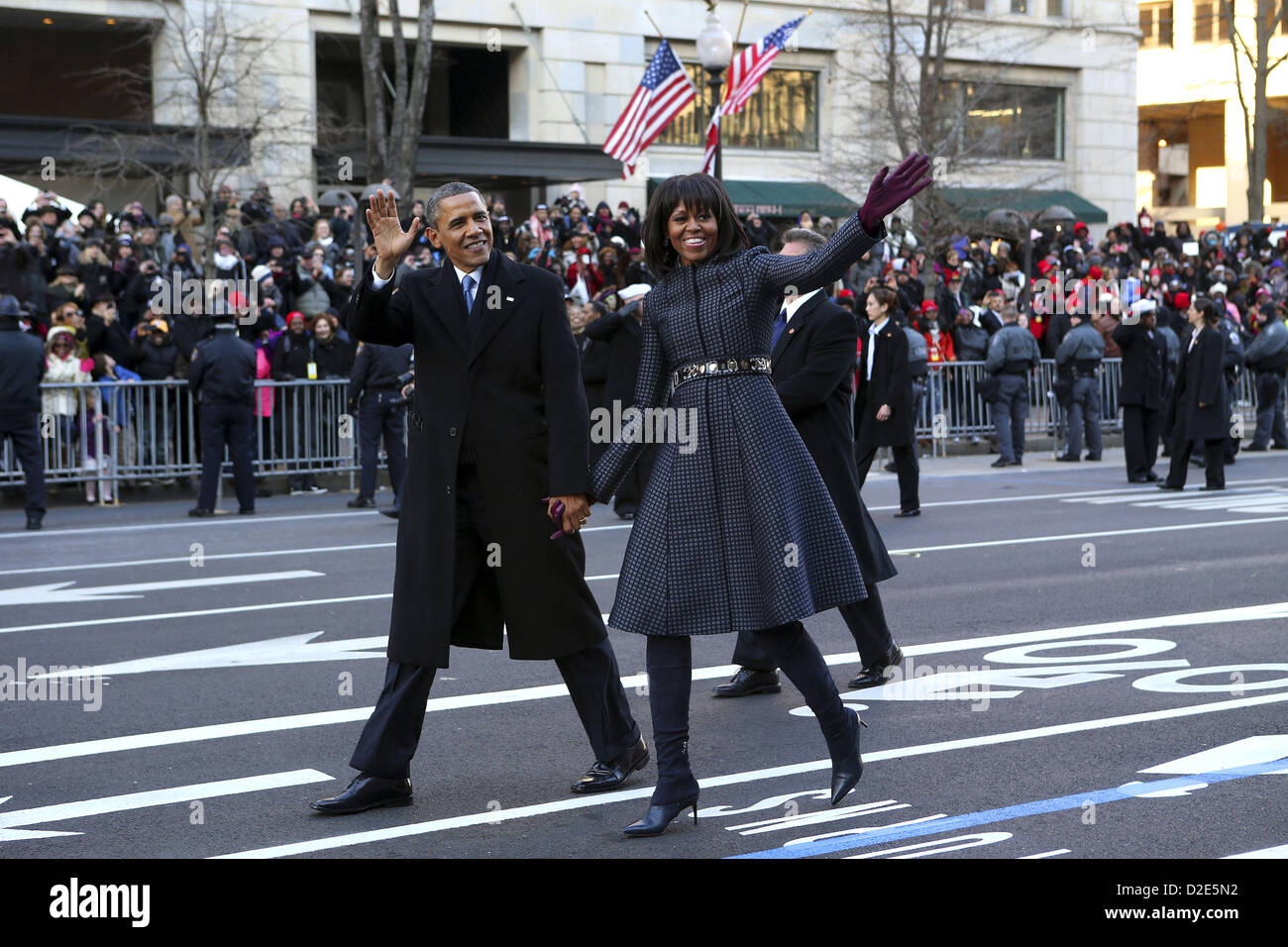 2013 presidential inauguration parade hi-res stock photography and ...