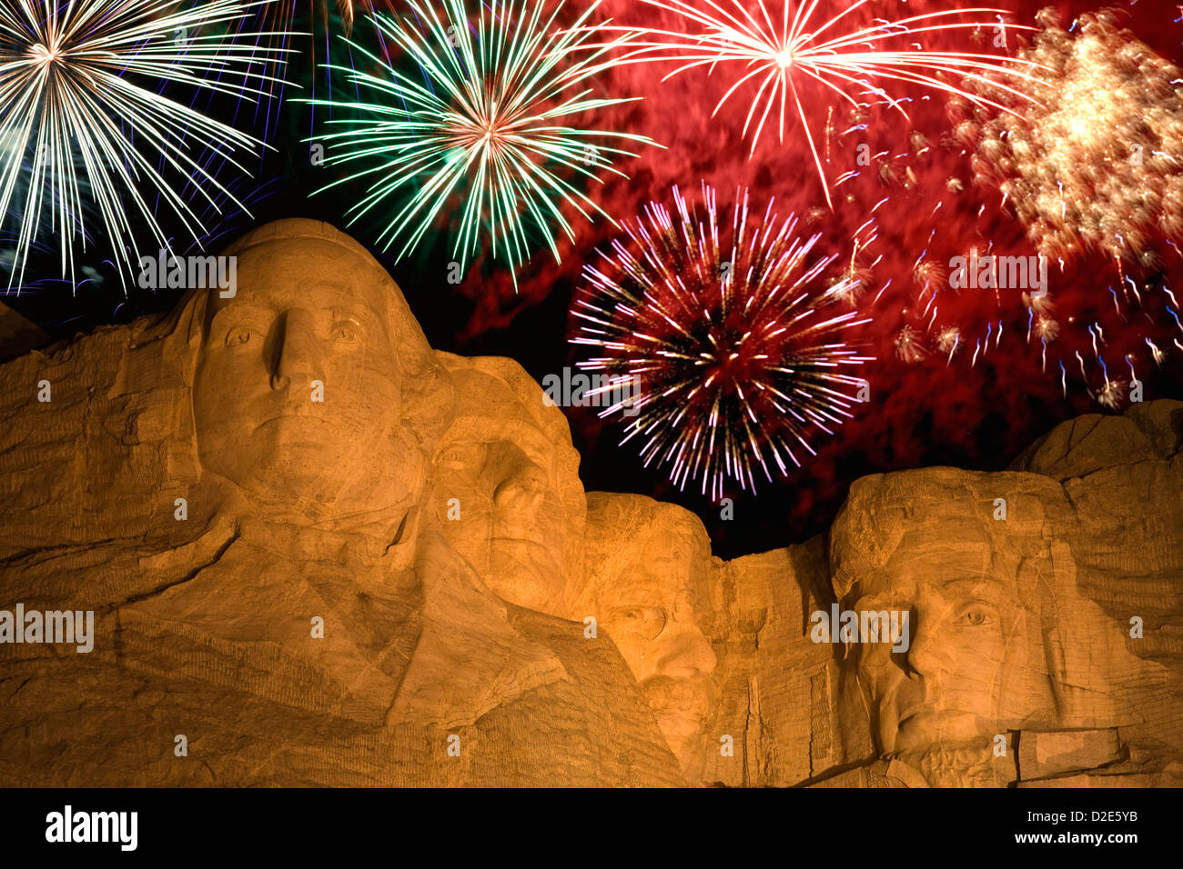 MOUNT RUSHMORE NATIONAL MONUMENT (©GUTZON & LINCOLN BORGLUM 1941) BLACK ...